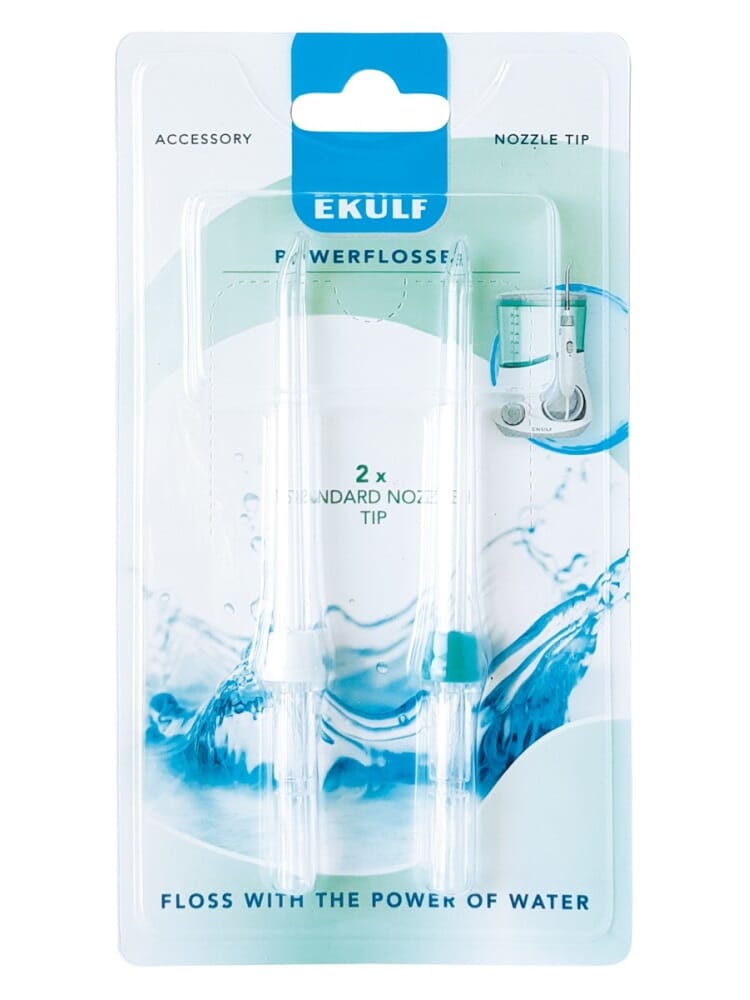 EKULF PowerFlosser Standard tip 2 stk - Hygi.no